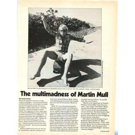 Martin Mull Career