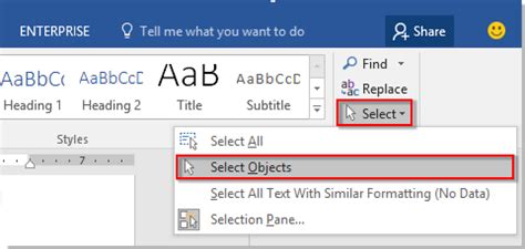 How To Select Multiple Shapes Or Objects In Word