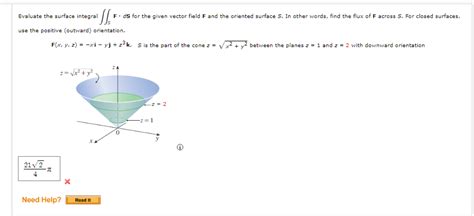 Solved Evaluate The Surface Integral ∬sf⋅ds For The Given
