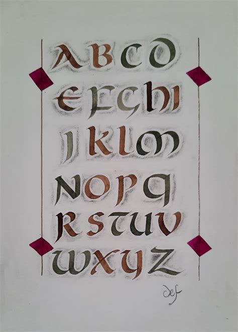 450 Idées De Aquarelle Alphabet En 2025 Caligraphie Alphabet Calligraphie