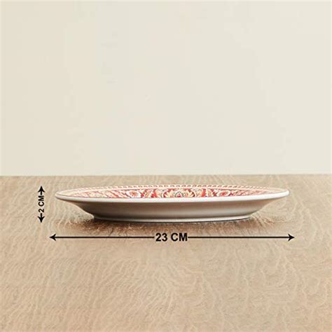 Best Online Shopping Sites Home Centre Helina Printed Side Plate Plates Homedecorlous Com