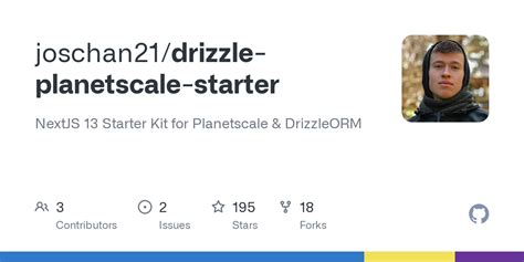 GitHub Joschan21 Drizzle Planetscale Starter NextJS 13 Starter Kit For Planetscale DrizzleORM