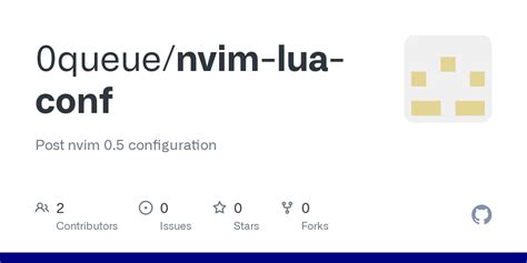 Github 0queuenvim Lua Conf Post Nvim 05 Configuration