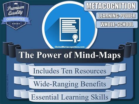 Metacognition And Mind Mapping Skills [mind Maps Metacognitive Tool 11 20] Teaching Resources