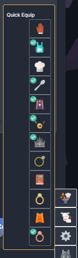 Bug Quick Equip Only Growing Upwards · Issue 3013 · Melvoridle · Github