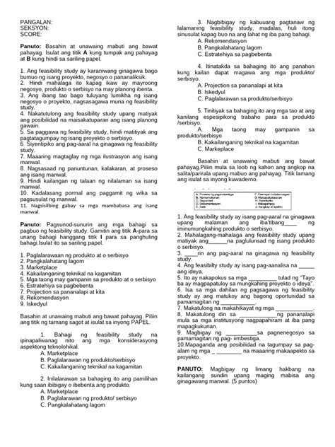 Long Exam Manwal And Fs Pdf