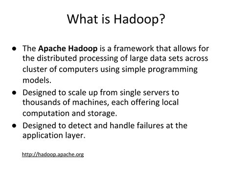Hadoop Hdfs Mapreduce And Pig Pdf Computing Technology And Computing