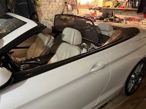 Ветрозащитная сетка F12 — BMW 6 series Convertible (F12), 3 л, 2014 ...