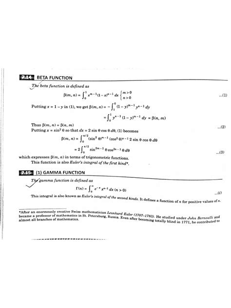 Beta And Gamma Function Pdf