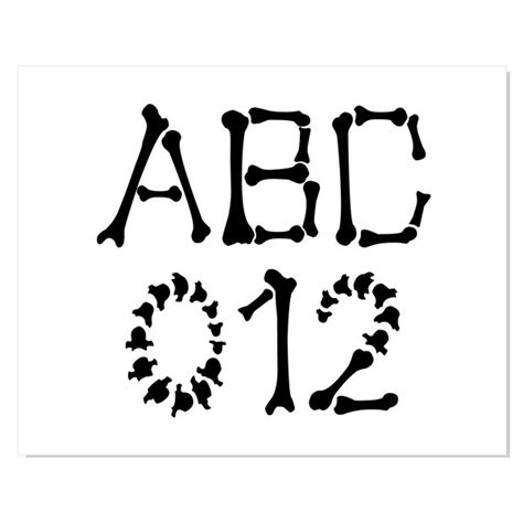 Bones Font Otf Bones Font Svg Halloween Font Ttf Hallowee Inspire