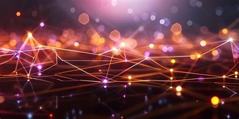 Triangle Shapes And Data Points A Visual Representation Of Network
