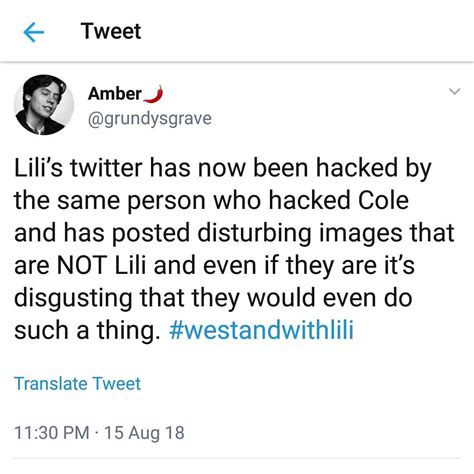 Amber Cole Twitter