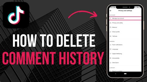 How to Delete Comment History On Tik Tok (2024) - YouTube