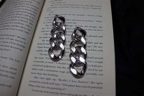 Nancy Silver Chain Earrings Krit Jewels