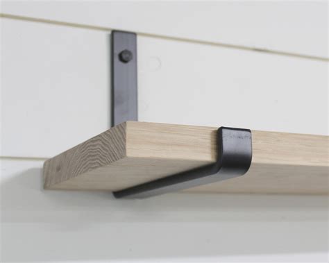 Brass Floating Shelf Brackets Subtle Metal Shelf Bracket Etsy
