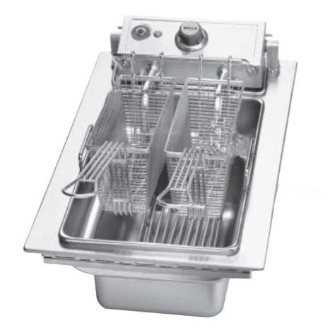 Wells 5e F556 208 15 Lb Built In Electric Countertop Fryer 208v 5750w