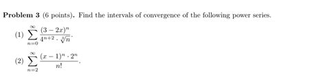 Solved Problem 3 6 Points Find The Intervals Of