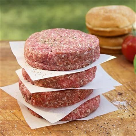 Burger Patty Paper Set Of 1 Patty Paper Squares Baking Parchment Paper