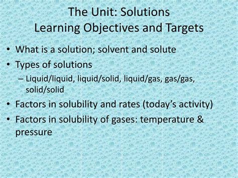 PPT Solubility And Solutions Unit PowerPoint Presentation Free Download ID