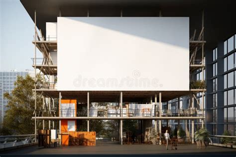 Project Planning Perfection Scaffold And Building Mock Up In A