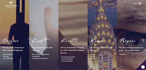 Interesting Web Design Trend Vertical Split Layouts