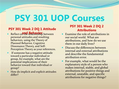 Ppt Psy 301 Uop Tutorial Course Uoptutorial Powerpoint Presentation