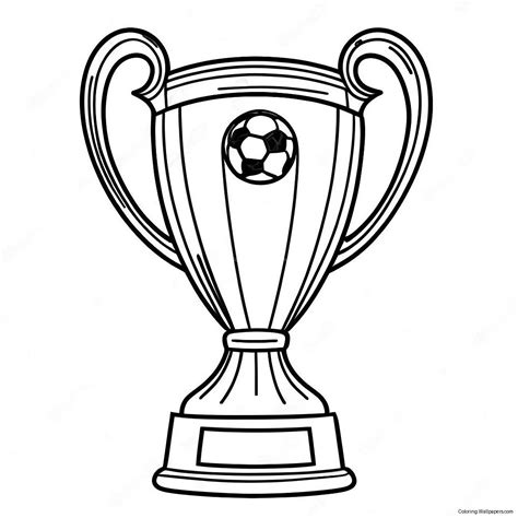 Champions League Trophy Coloring Page 50633 40056