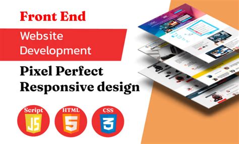 be your web frontend developer to create a website in html css js by