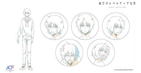 Solo Leveling Anime Character Designs Of Sung Jin Woo By A1 Pictures