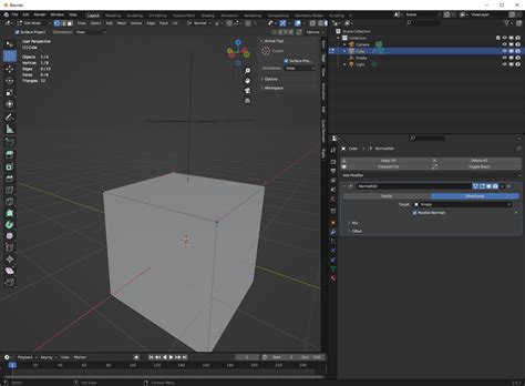 Is It Possible To Change The Direction Of Vertex Normals In Blender Stack Exchange
