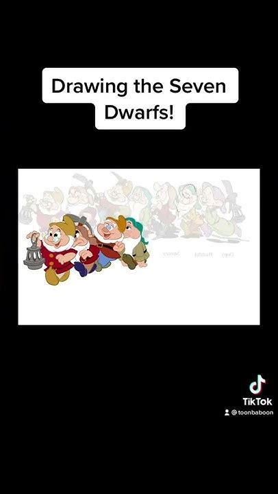 Toonbaboon Draws The Seven Dwarfs Youtube