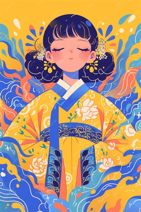 Traditional Art Of Haman South Korea Premium Ai Generated Vector