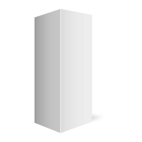 Premium Vector Template Empty Box On A White Background