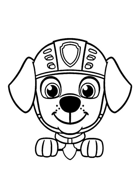 Zuma Paw Patrol Coloring Pages