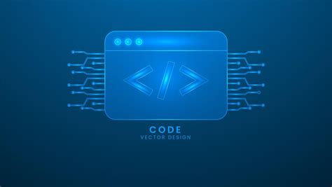 Premium Vector Programming Code Development Computer Programming And Developing Software