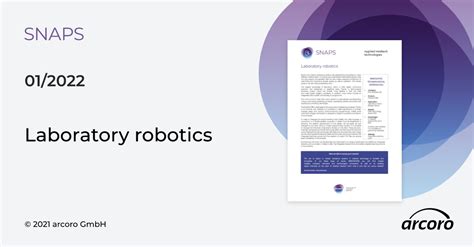 Laboratory Robots Arcoro Snaps