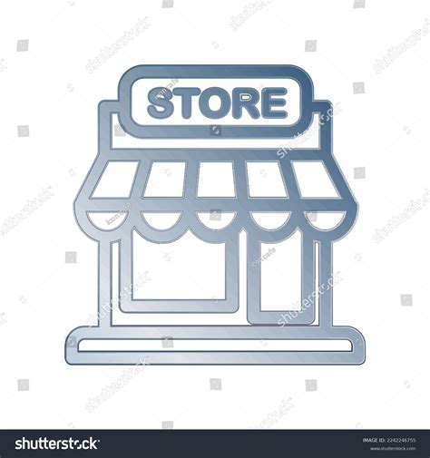 Illustration Vector Graphic Store Icon Fit Stock Vector Royalty Free 2242246755 Shutterstock