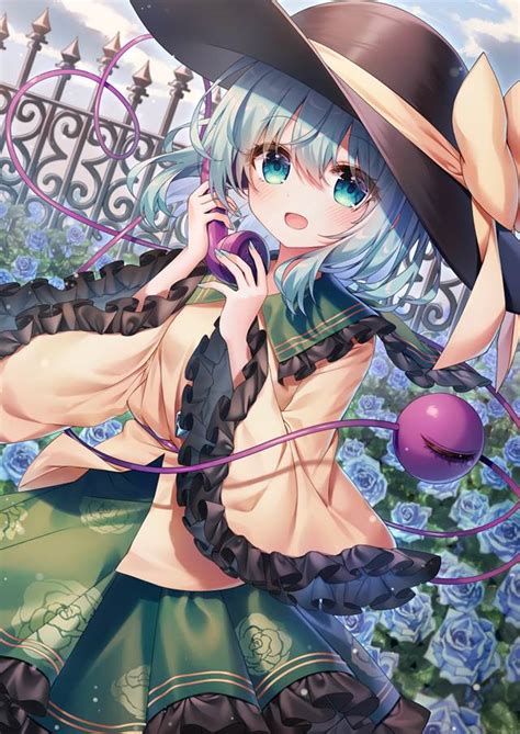 古明地插画师しゃろーむぷりん的古明地恋插画图片 Bobopic