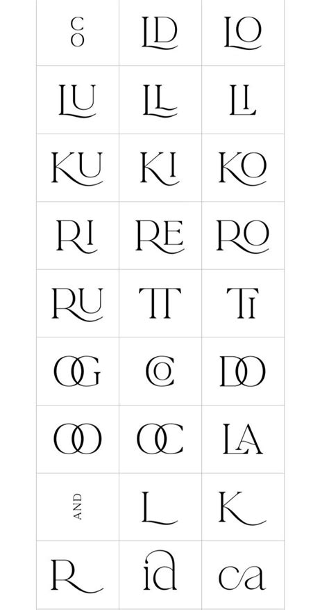 Ligatures La Luxes Font