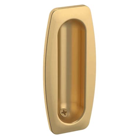 0458 Flush Pull Vintage Brass Baldwin Hardware