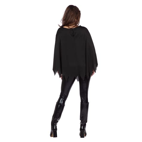 Poncho Skelet Strass Steentjes Feesthuis