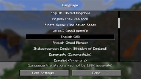Language Minecraft Wiki