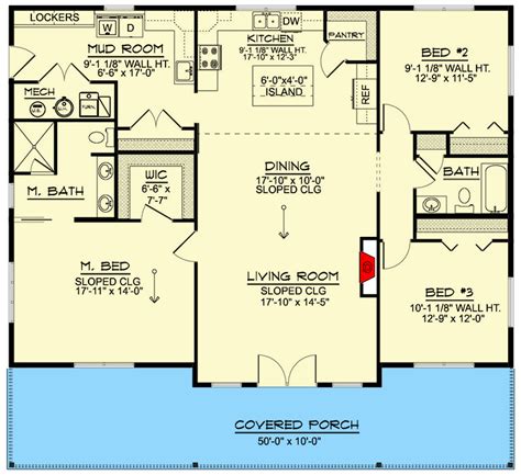 Plan 135243gra Contemporary 1800 Square Foot Split Bedroom House Plan