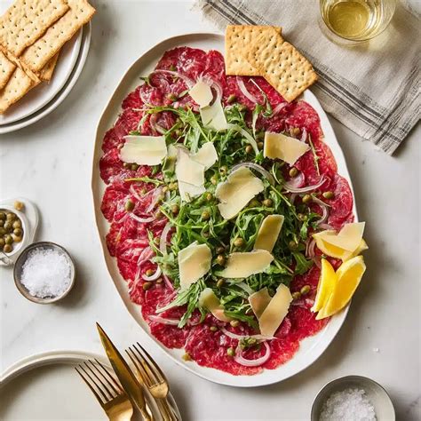 Beef Carpaccio Elegant And Tender Italian Appetizer