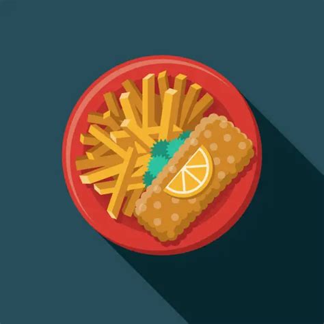 Fried Fish Royalty Free Stock Svg Vector And Clip Art