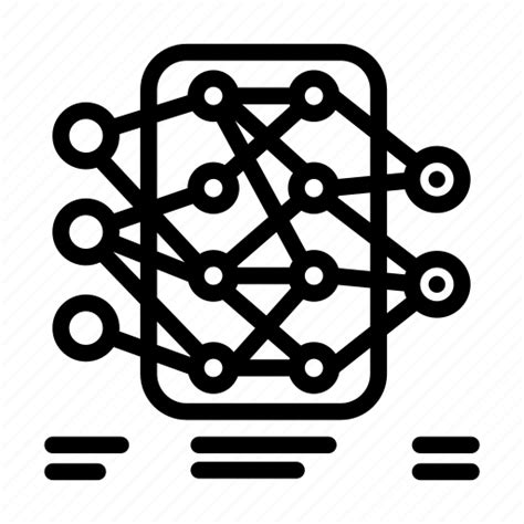 Neural Network Diagram Machine Learning Algorithm Model Icon Download On Iconfinder