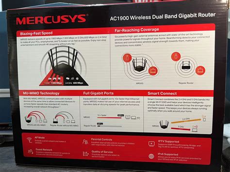 Mercusys Wifi Routers Mr G Ac Wireless Dual Band Gigabit Router Ghz Ghz Wireless