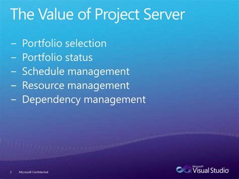 enterprise project planning with project server and tfs ppt