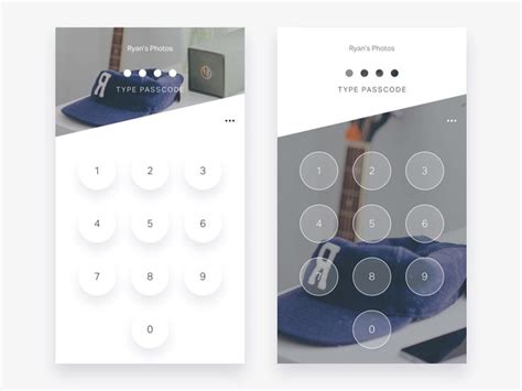 Tilt Ui Passcode Tablet Ui Design Mobile App Ui