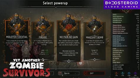 Yet Another Zombie Survivors Gameplay 4 With Pyro Class On Boosteroid